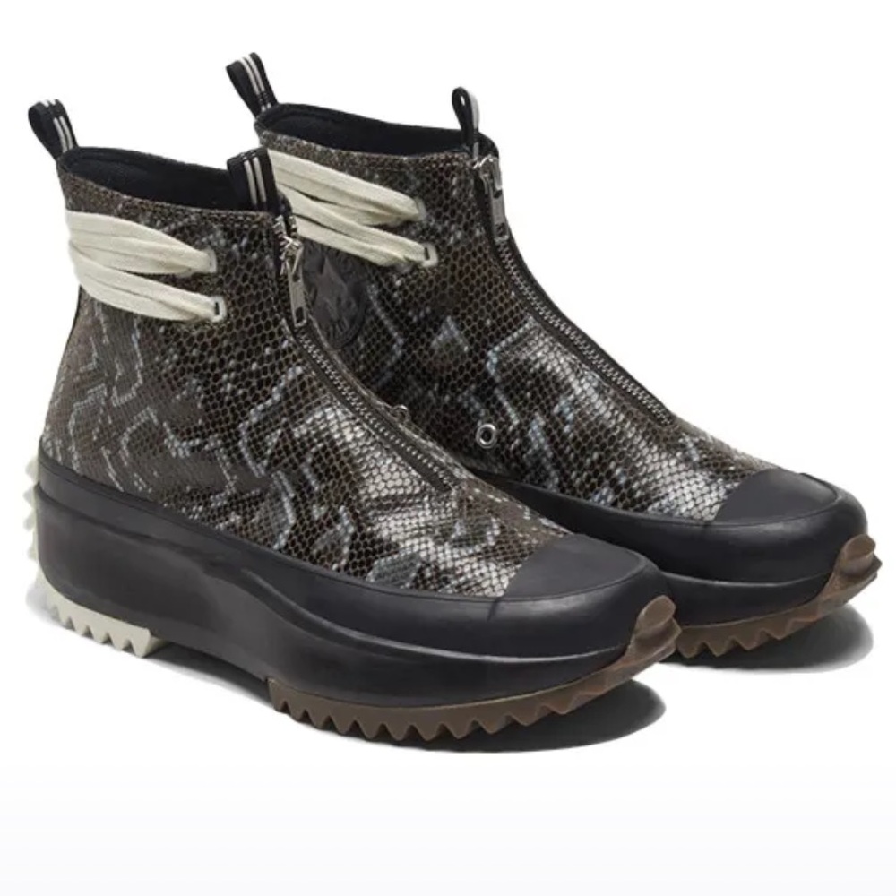 Converse Run Star Hike High Snake Skin Platform Sneak… - Gem